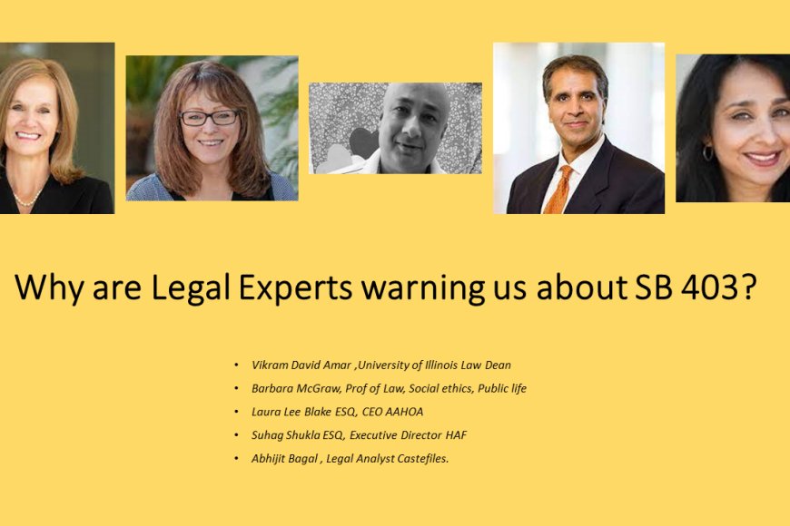 Why do Legal Experts Oppose California’s Caste Bill SB 403 ...